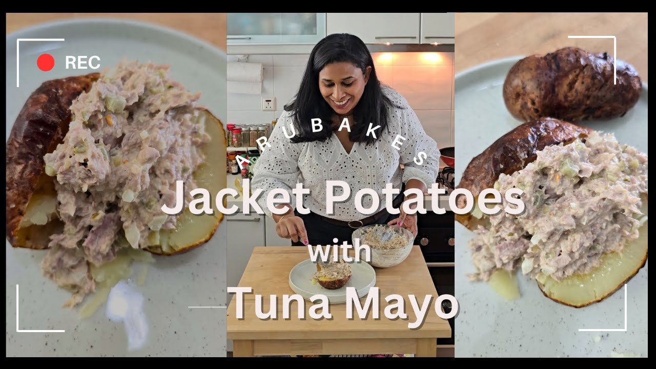 Jacket Potato with Tuna Mayo l Arubakes - YouTube