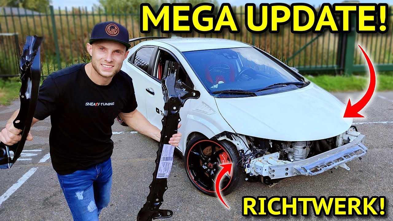 "MEGA UPDATE TYPE R" ONDERDELEN OPHALEN KAPOTTE K24 MOTOR - YouTube