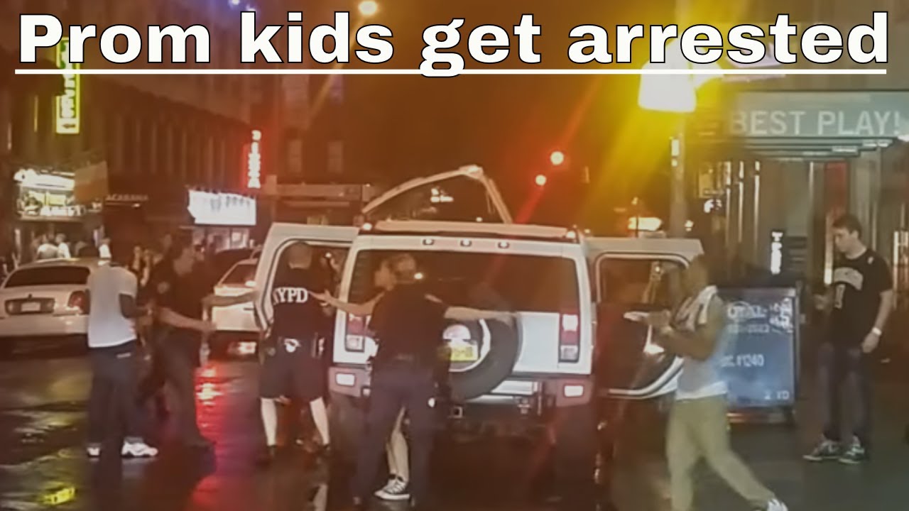 Prom kids gets arrested - YouTube