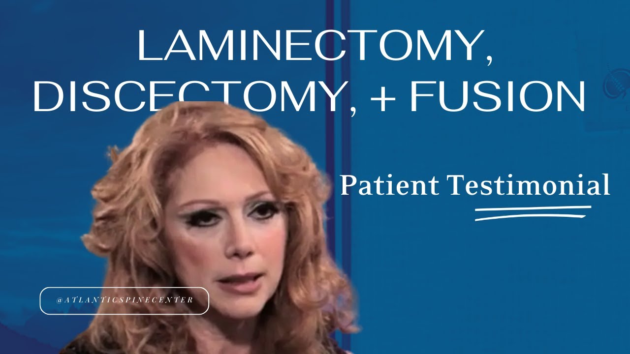 Laminectomy, Discectomy, + Fusion - Annette Ferrer's Testimonial - YouTube
