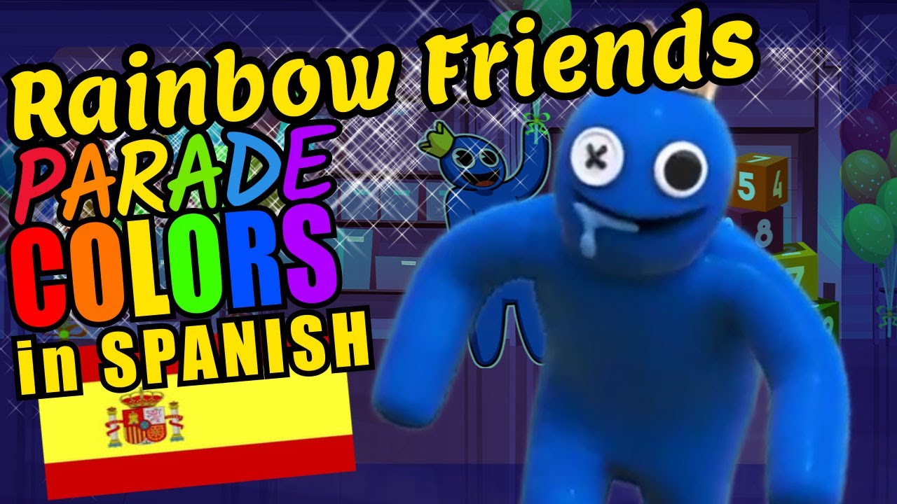 Rainbow Friends Teaching Spanish Language Colors Educational Language ...