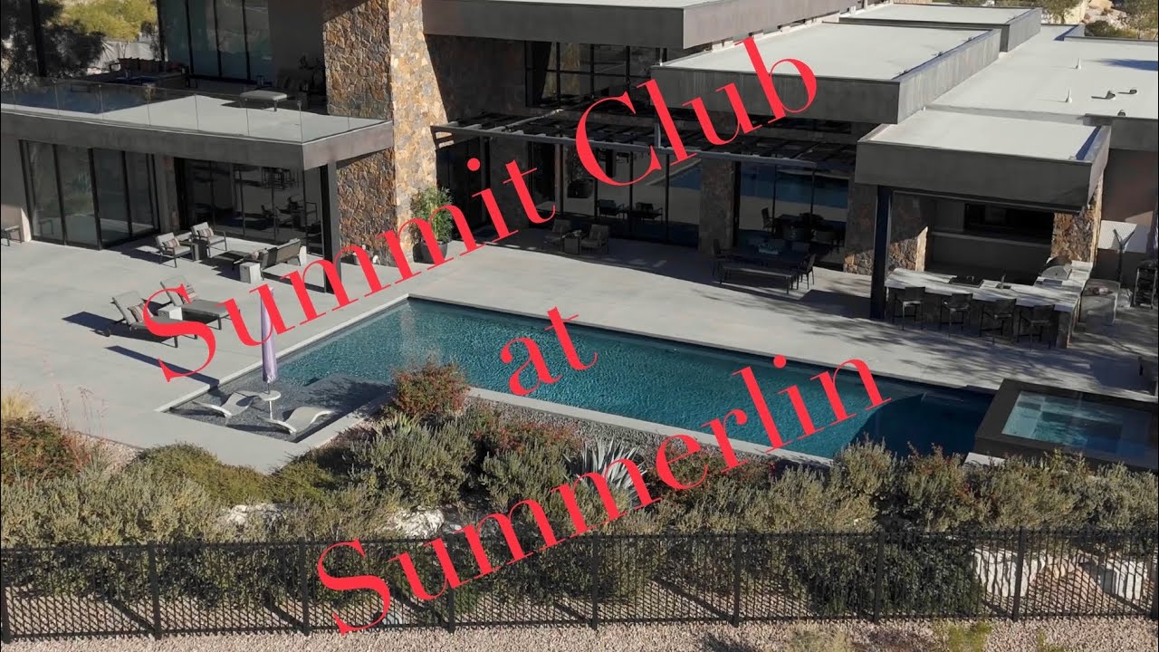 Ridiculously Luxurious Homes at Summit Club Summerlin North - YouTube
