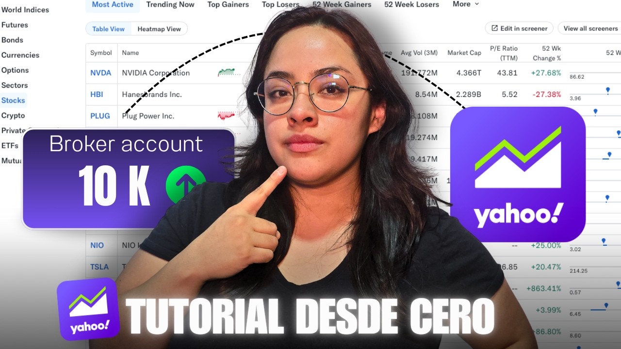 Cómo usar YAHOO finance para principiantes FÁCIL (tutorial) - YouTube