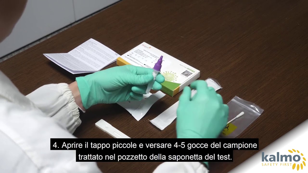 KALMO Tampone Rapido Hotgen Covid-19 - YouTube