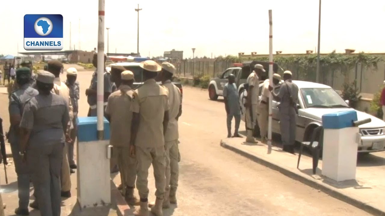 Customs, Immigration Review Partial Border Closure Exercise - YouTube