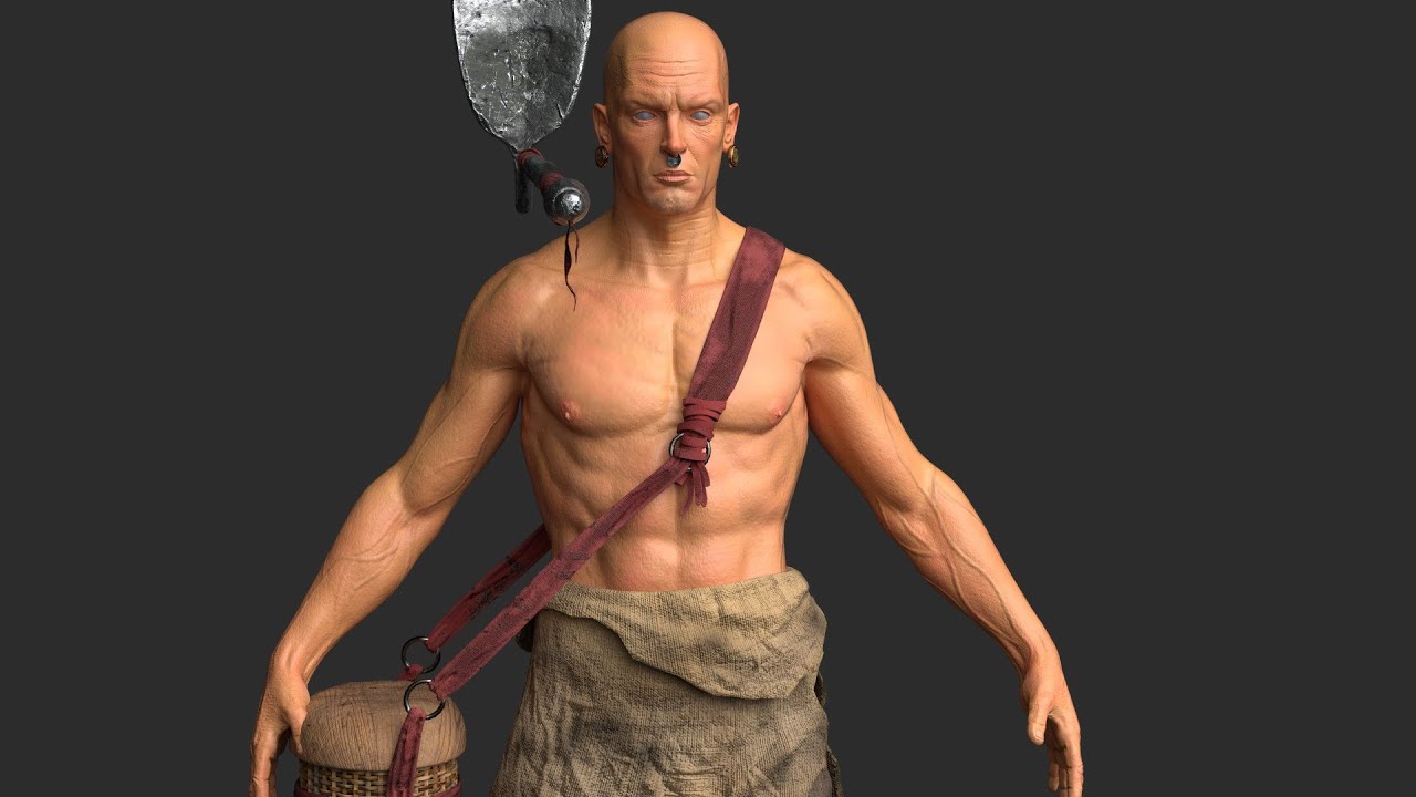 72 REALISTIC 3D CHARACTER DESIGN, (REFINEMENT) TEXTURING FULL BODY SKIN ...