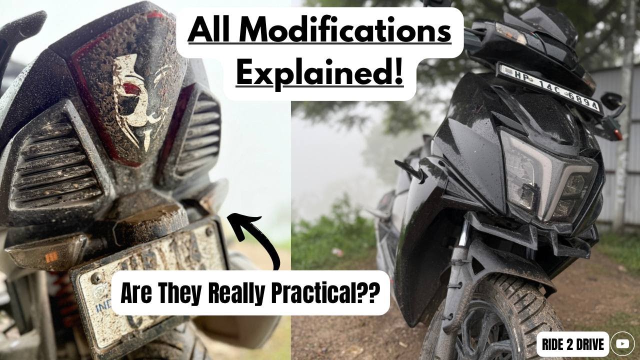 Are These Mods Really Practical ? / All Modifications In Our Ntorq ...