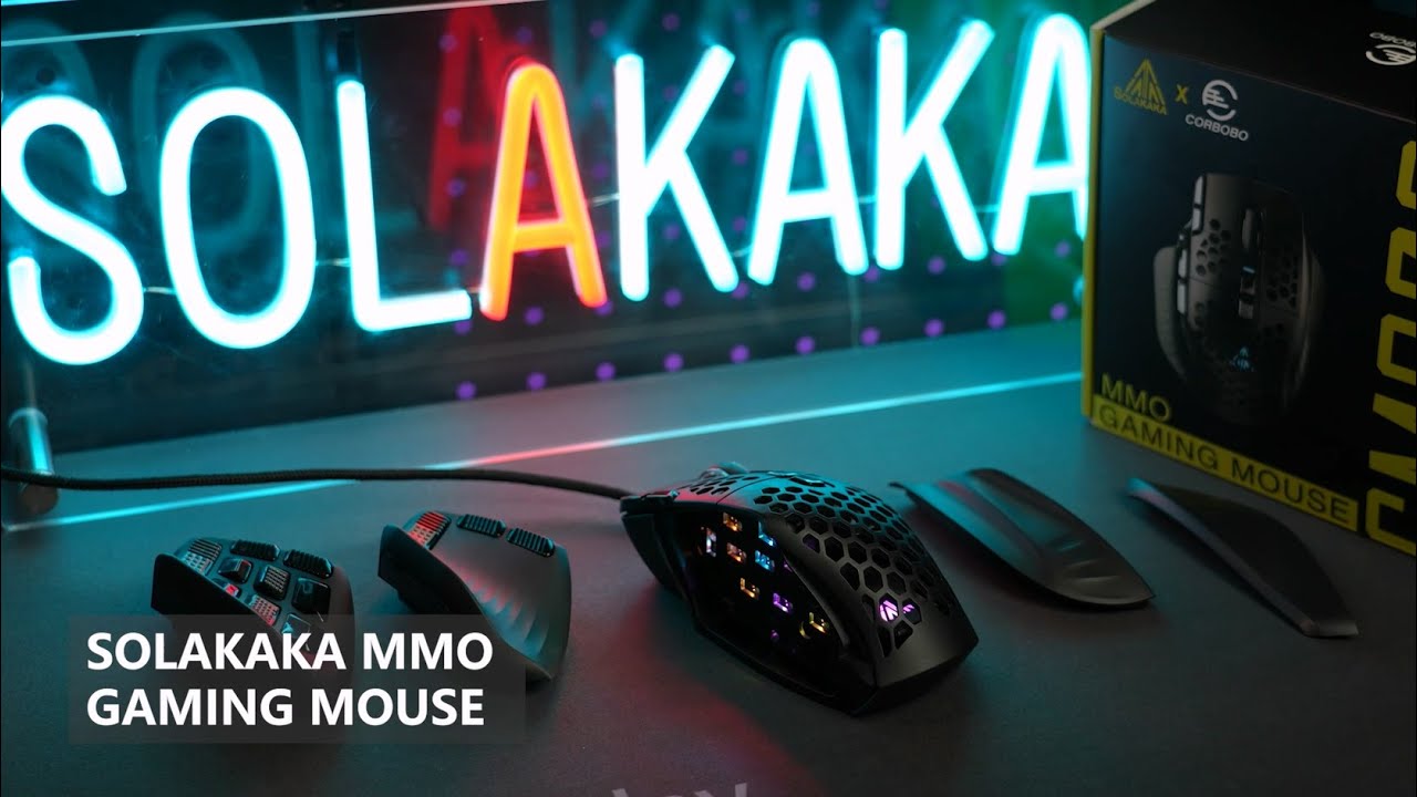 SOLAKAKA SM809 MMO Gaming Mouse Review - YouTube
