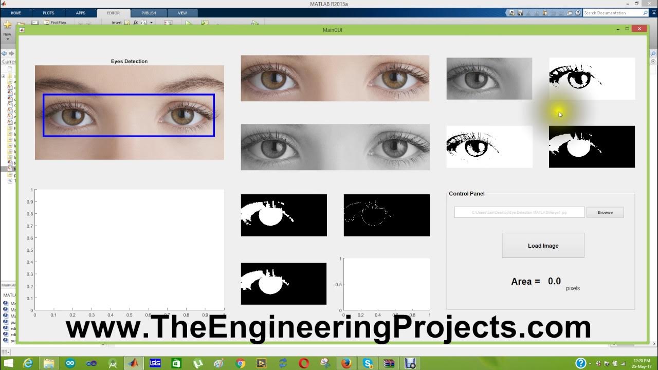 EyeBall Detection in MATLAB - YouTube