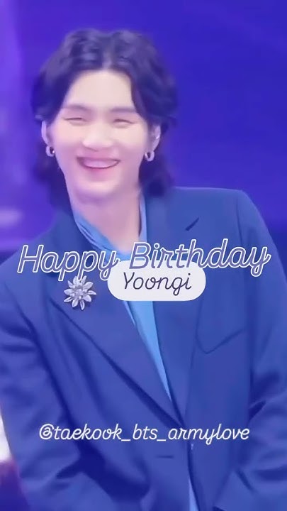 Happy Birthday To Our Yoongi 🎂💐💜#minyoongi #suga #dday #augustd #yoongi #happybirthdaysuga #bts ...