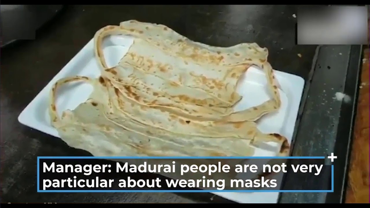Face mask paratha | Pratha like a face mask | Coronavirus amazing Face ...