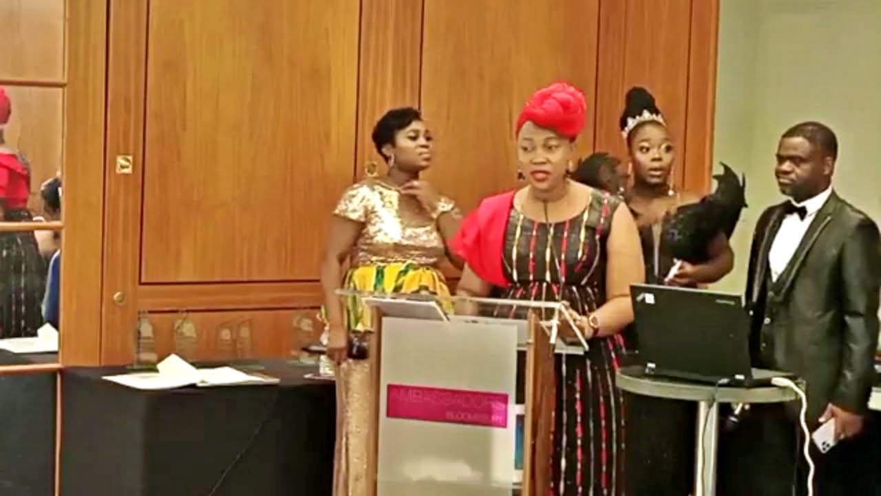 President Bio And First Lady Fatima Bio Receive Award In London - YouTube