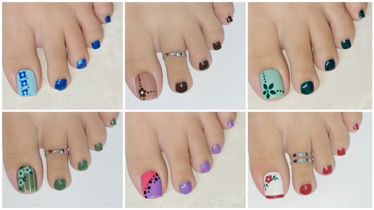 Festival-Ready Toe Nail Art | Vibrant & Trendy Foot Nail Designs! Nail ...