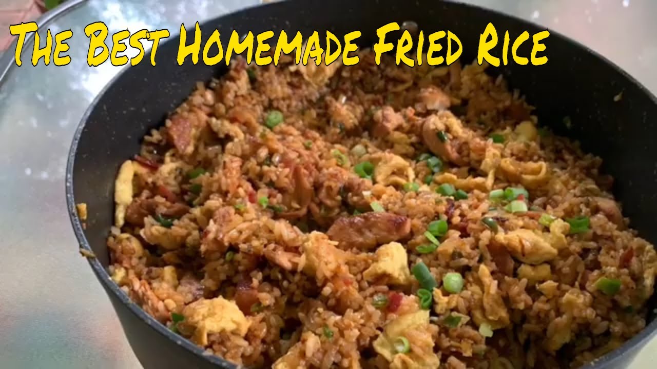 The Best Homemade Variety Fried Rice - YouTube