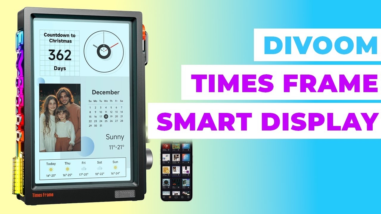 Divoom Times Frame | Smart Display - YouTube