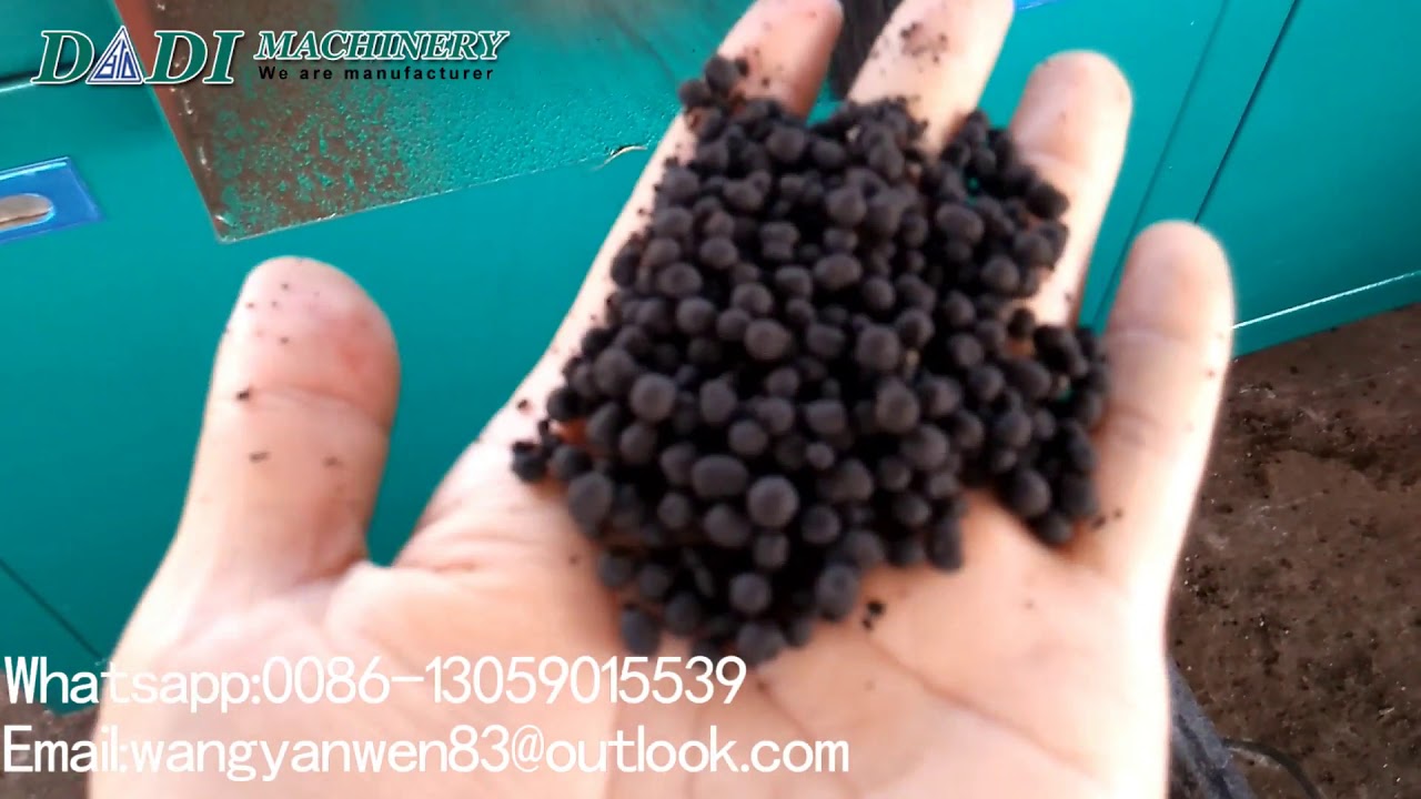 Organic Fertilizer Ball Granulation Machine: making uniform ball shape ...