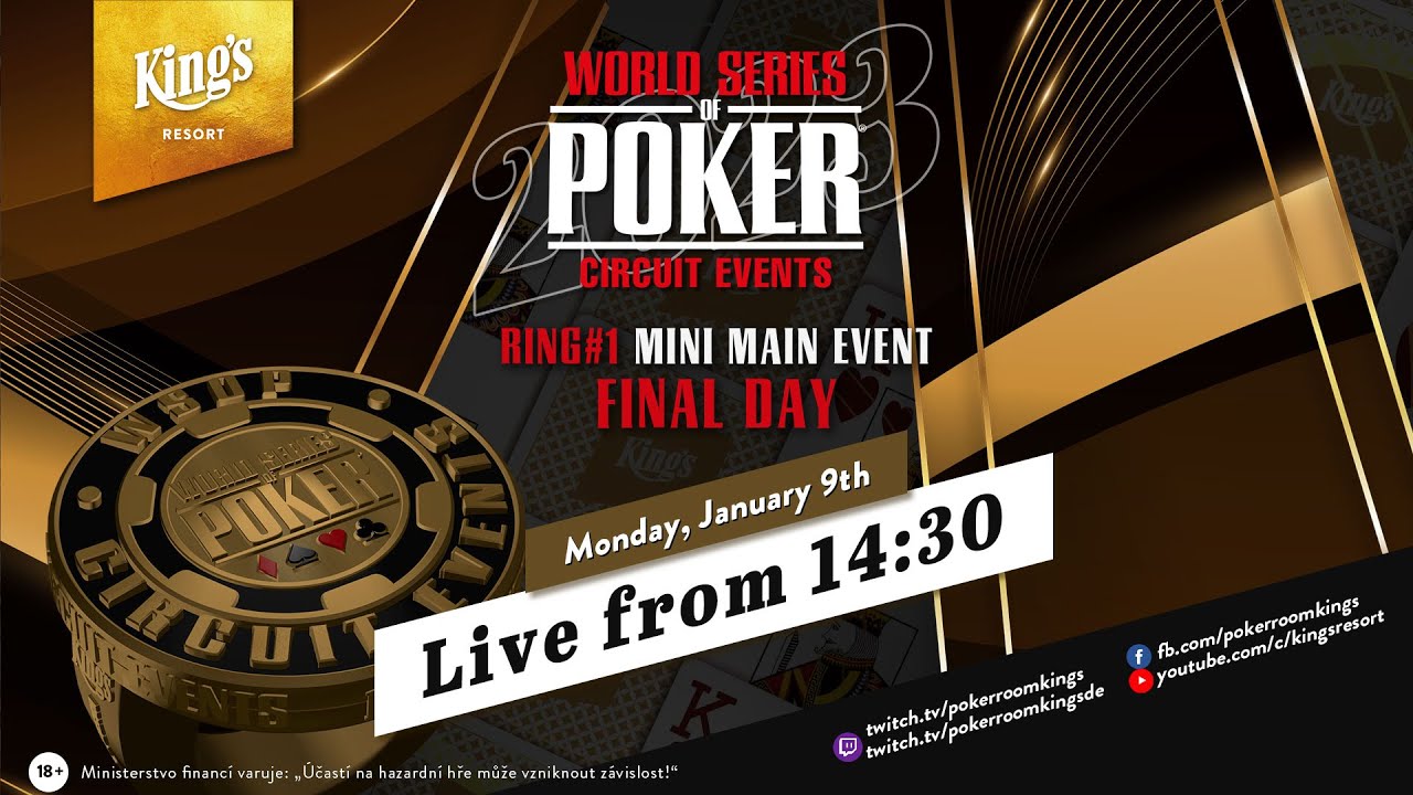 🏆💶 Final Day of €250 WSOP Circuit Mini Main Events #1 live from King's ...