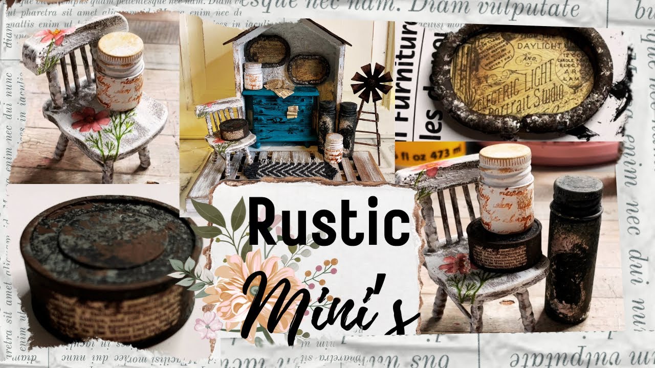 Making a Dollar Tree Rustic shed | Dollar Tree DIY P.1 - YouTube