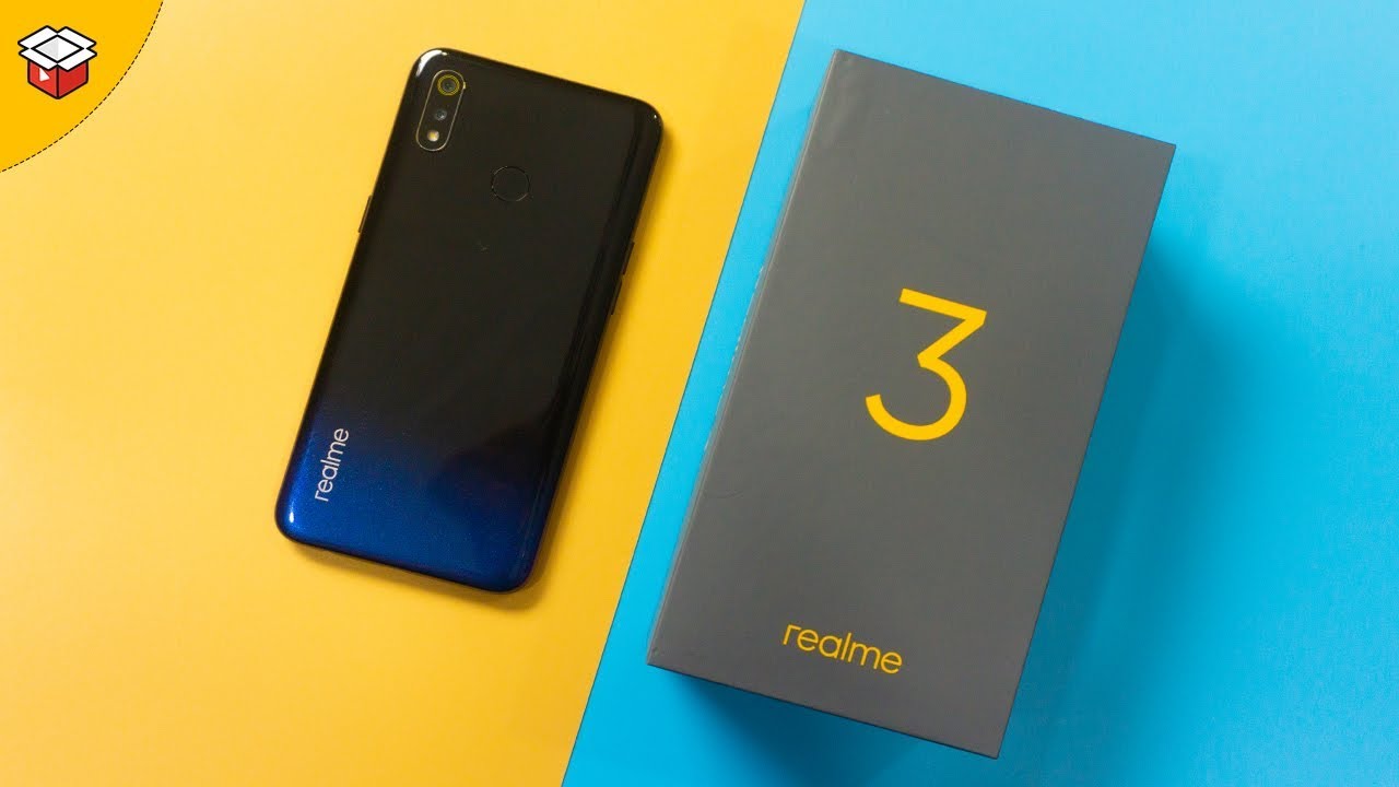 Mở hộp Realme 3 phiên bản giá rẻ nhất 3G RAM/32G ROM - YouTube