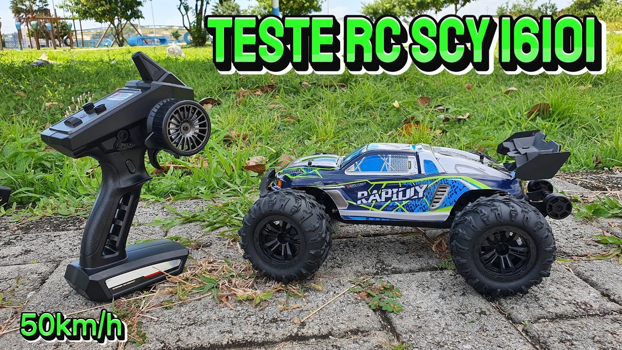 TESTE CARRO RC SCY 16101 OFF ROAD 4X4 - YouTube