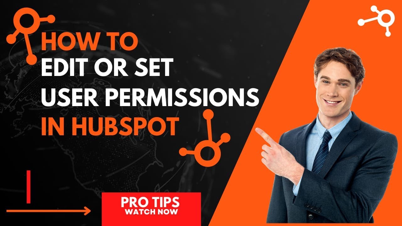 How to edit or set user permissions in HubSpot - YouTube