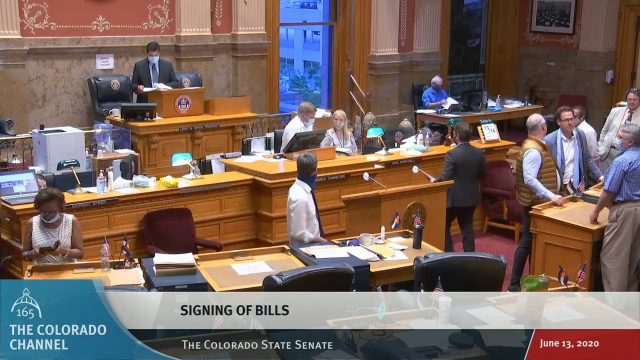 Colorado Senate 2020 Legislative Day 083 Part 2 - YouTube