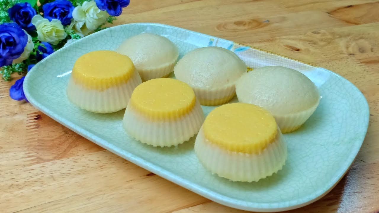Thai Foods | Steamed Custard Cake | เค้กสังขยา คลิปสั้น - YouTube