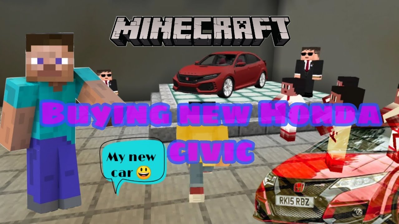 Buying new Honda civic in Minecraft!!!? #vlog #krishnastatusvilla @m.s ...