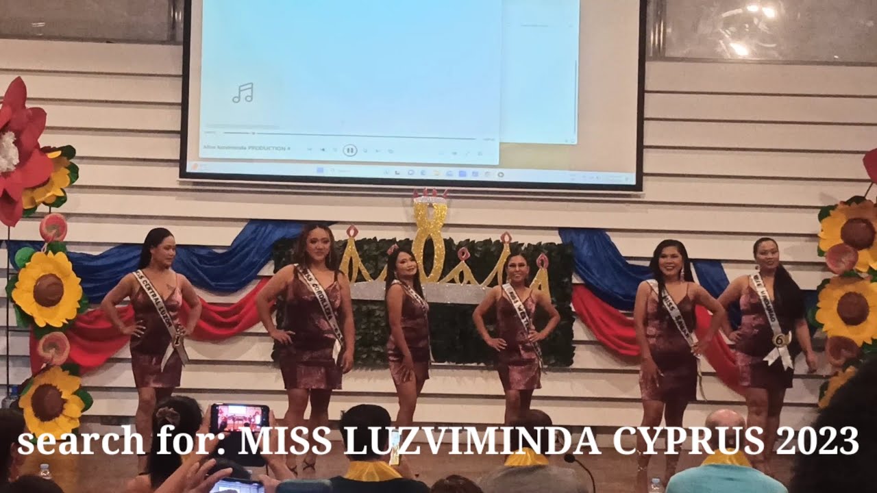 talent portion( 1-3 ) Miss LuzViMinda Cyprus 2023 - YouTube
