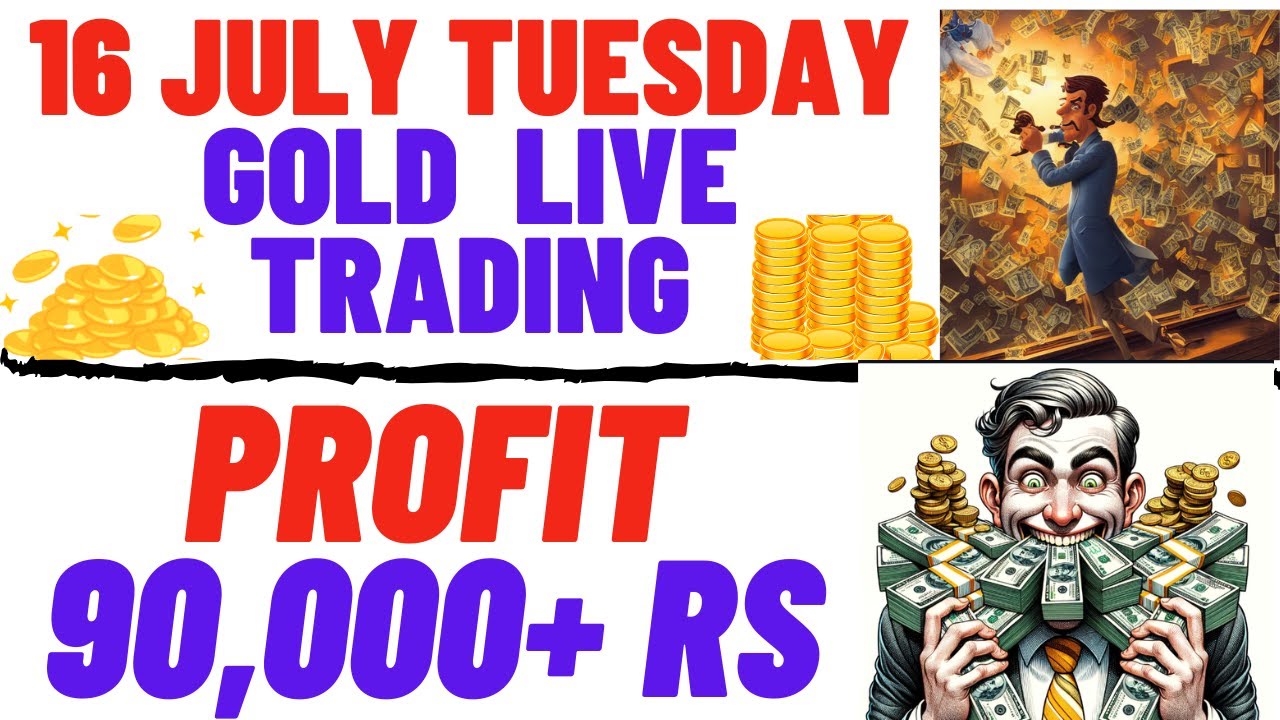16 July Gold Golden Profit : 450 Point Target Achieve 💵 2 Day Profit ...