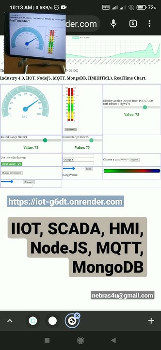 IIOT SCADA HMI with NodeJS and MQTT - YouTube