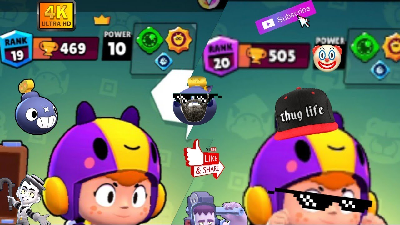 Rank 20 Bea #brawlstars 4k - YouTube