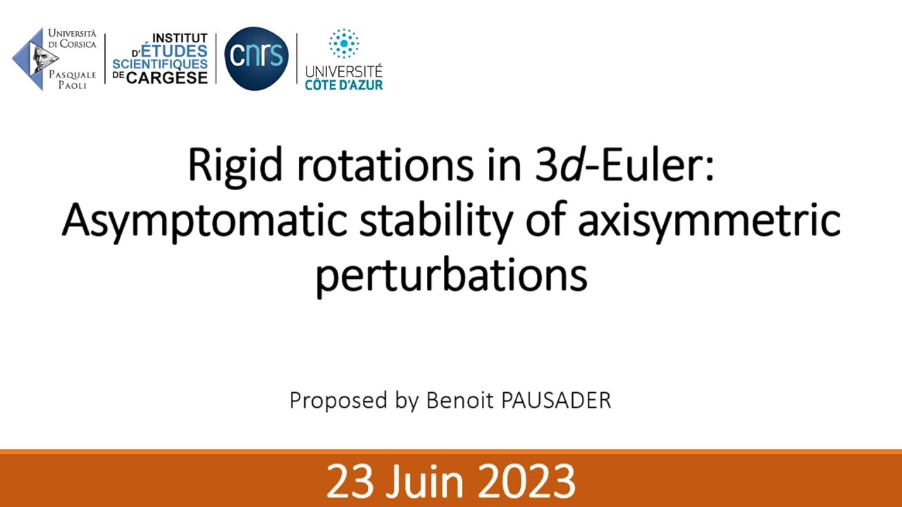 Rigid rotations in 3d-Euler: asymptomatic stability of axisymmetric ...