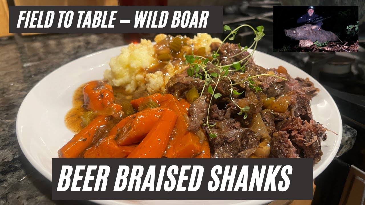 Braised Hog Shanks with Dark Beer Gravy - YouTube