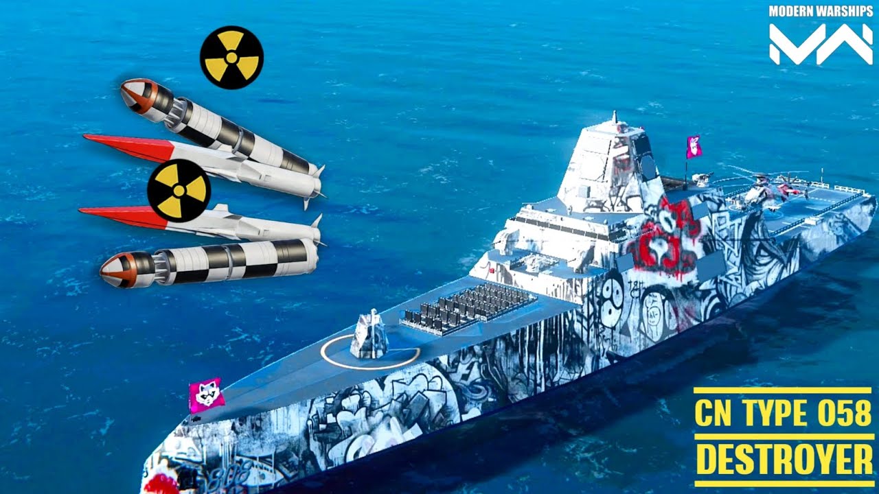 Cn Type O58 With 2x RSM BULAVA & 2x Brahmos ll Modern Warships - YouTube