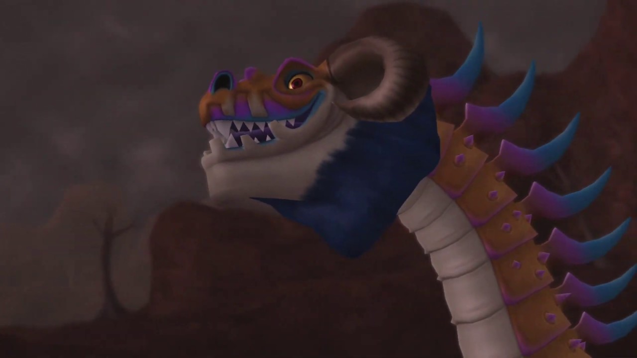 Blue Dragon - Boss Fight One 'Flamboyant Dinoram' - YouTube