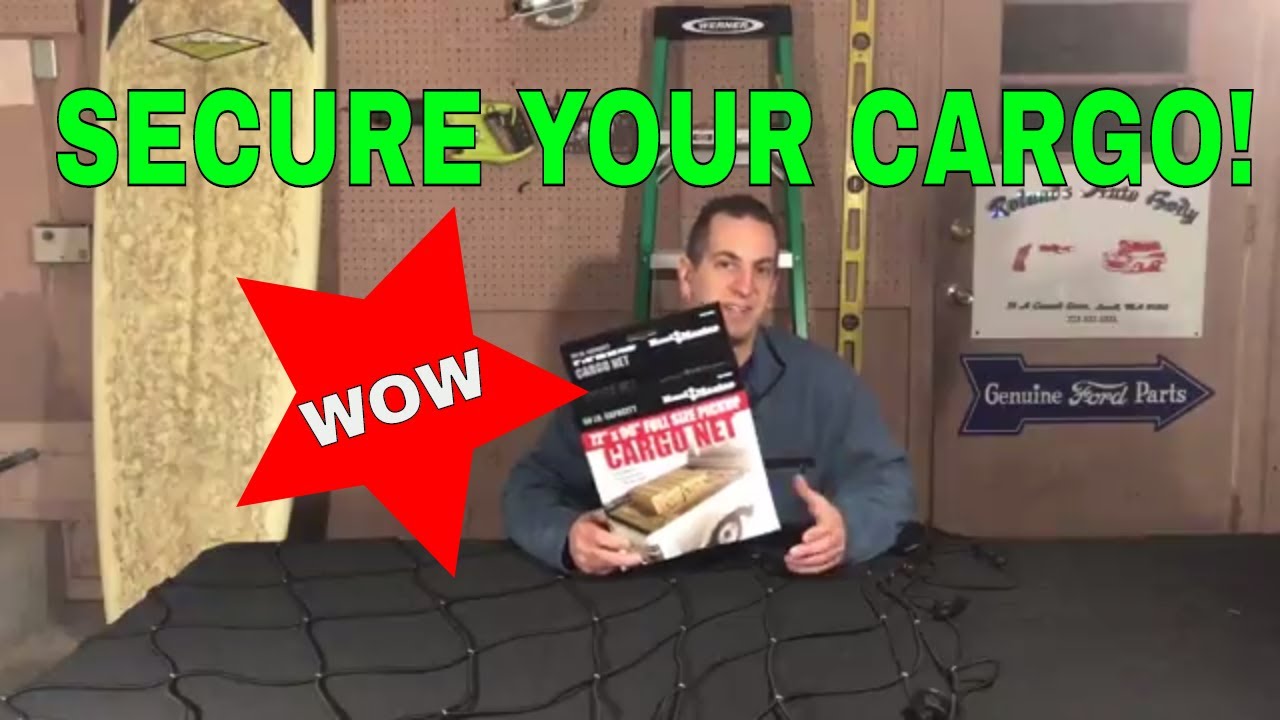 Haul Master Cargo Net Product Review - YouTube
