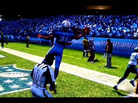 Randy Moss Amazing & Unbelievable one handed catch for TD - YouTube