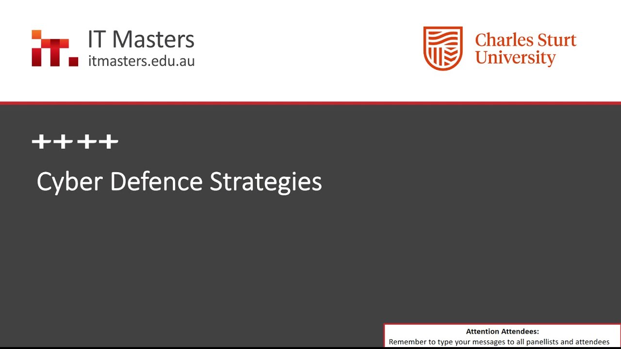 Free Short Course: Cyber Defence Strategies - Module 3 - YouTube