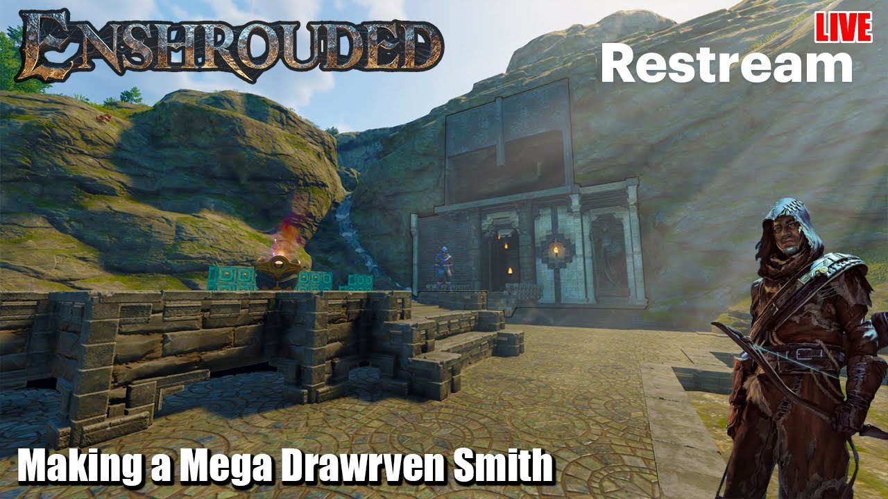 Enshrouded Building a Dwarven Smithing area!! - YouTube