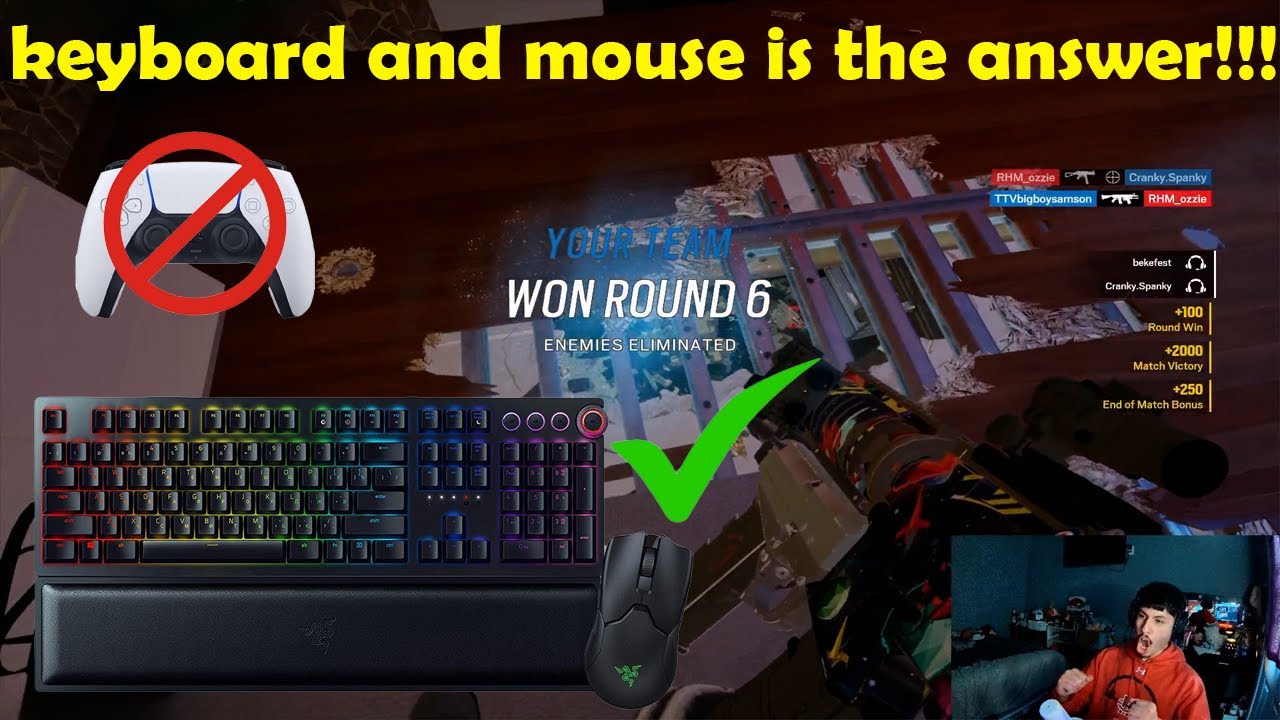 Mouse and keyboard is all you need!! (r6 ranked) - YouTube