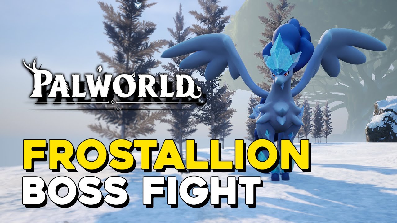 Palworld Frostallion Boss Fight - YouTube