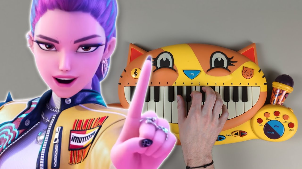 Huntrix - Golden (KPop Demon Hunters) on CAT PIANO - YouTube