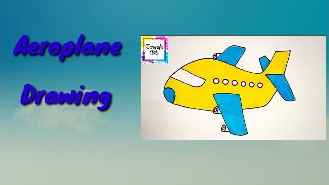 Aeroplan drawing - YouTube