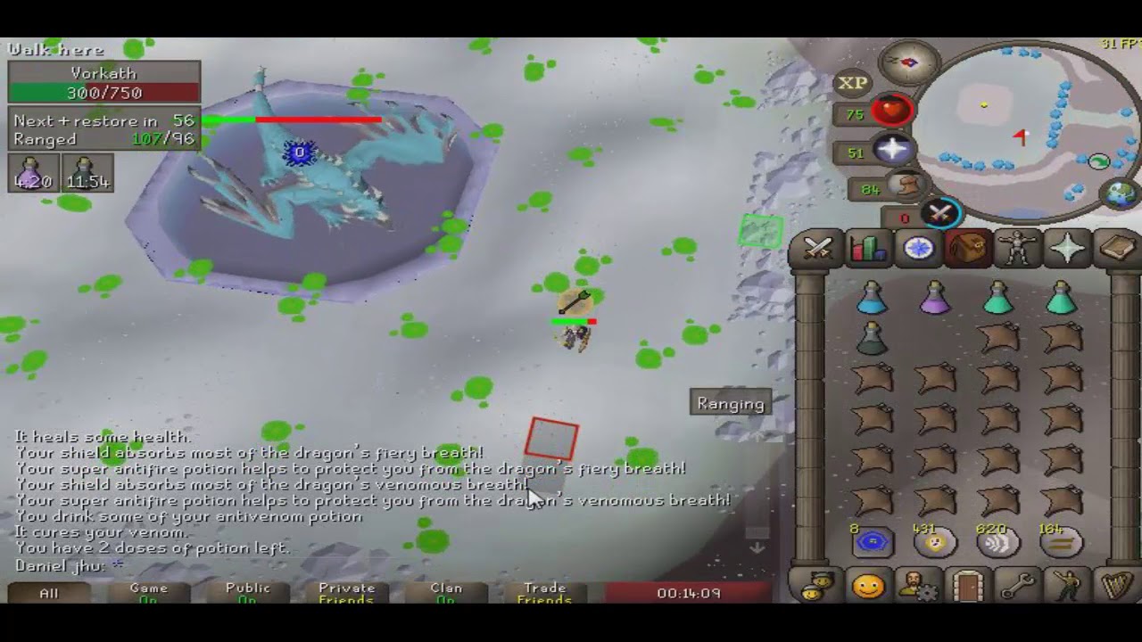 Vorkath con Armadyl Crossbow | OSRS - YouTube