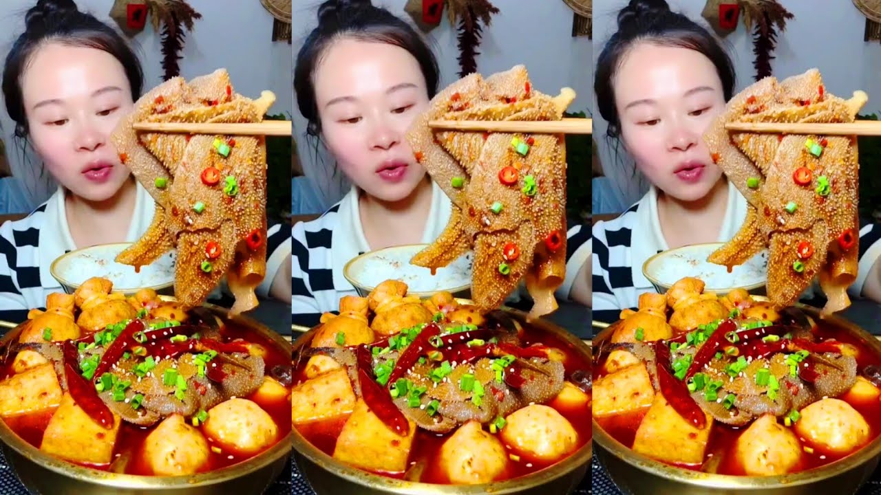 Yummy Spicy Food Mukbang, Eating Spicy Hot Pot Malatang Mukbang, Spicy Noodles Soups And Eggs # ...