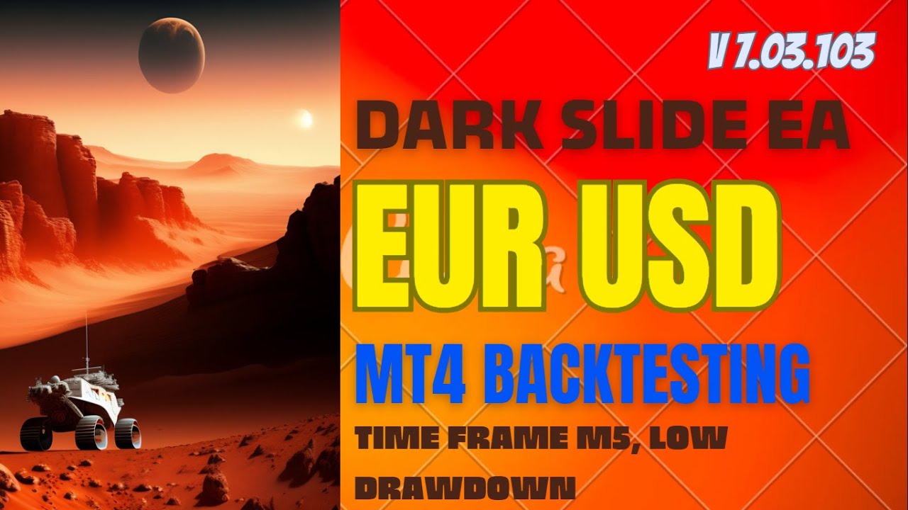 DarkSlide EA V7 03, EURUSD, Low Drawdown, Download Now - MT4 Scalping EA - YouTube