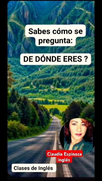 clases de Inglés SABES cómo se dice DE DÓNDE ERES ? - YouTube