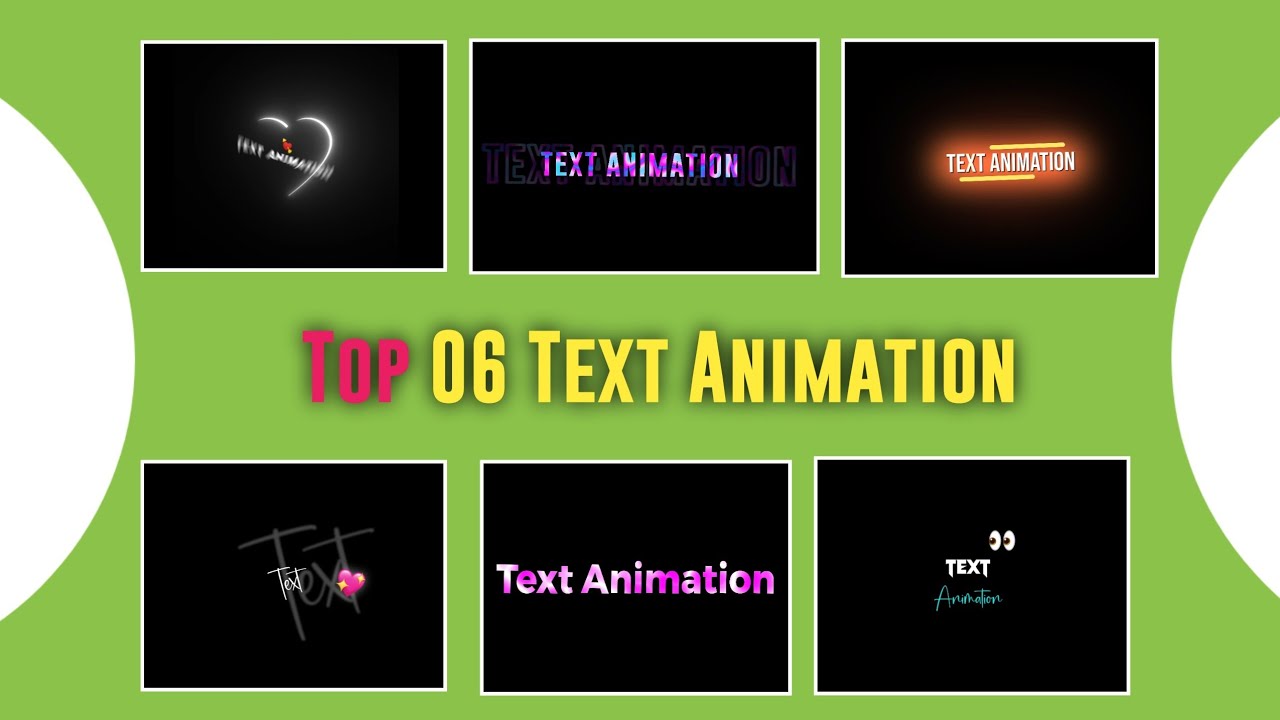 Top 6 Text Animation !! Trending Text Effect Animation Xml !! Alight Motion Text Animation - YouTube