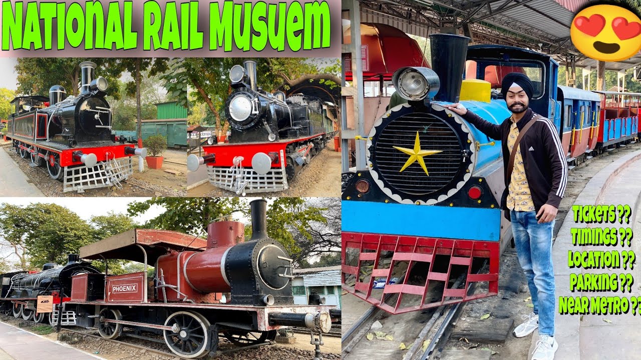 National Rail Museum Delhi | enjoying joy train and toy train ride Ticket Price Near Metro Full ...